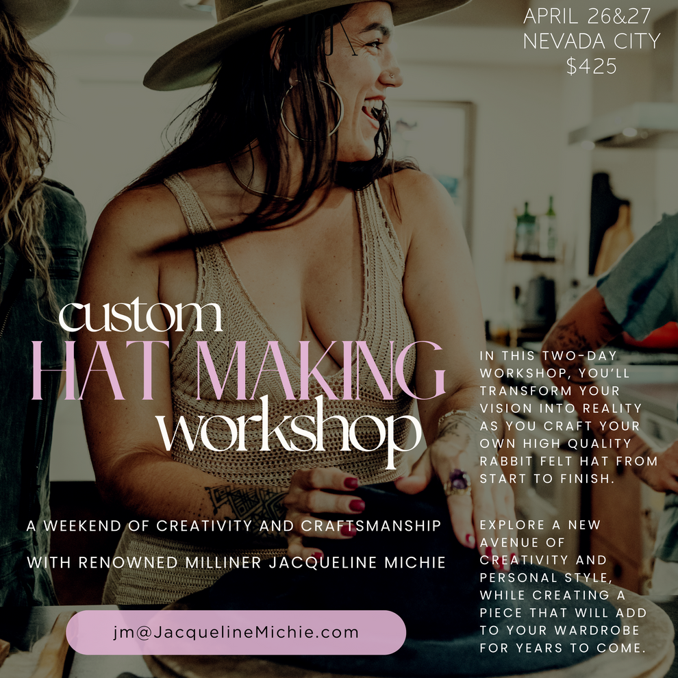 Make Your Own Hat Workshop – Jacqueline Michie