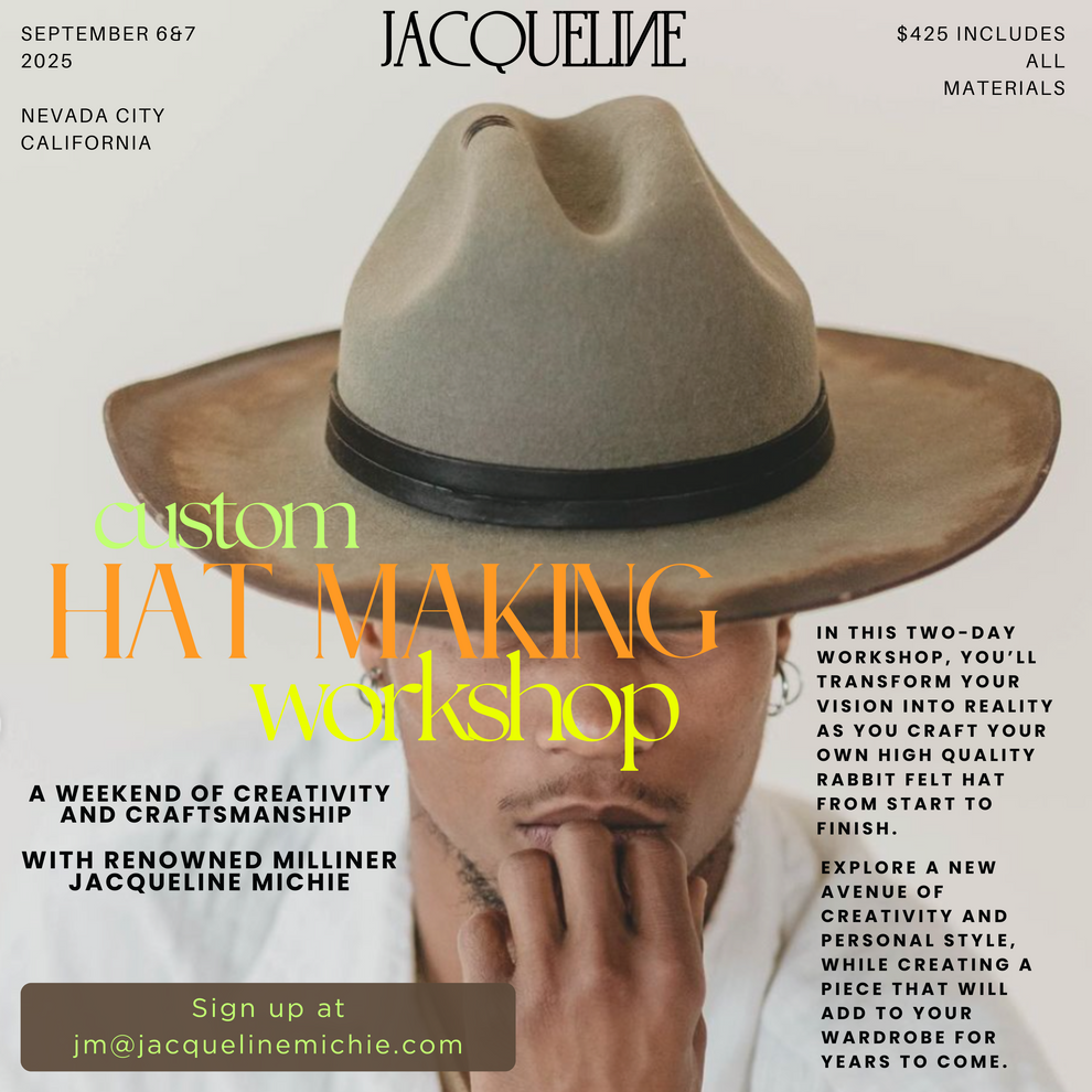 Make Your Own Hat Workshop – Jacqueline Michie